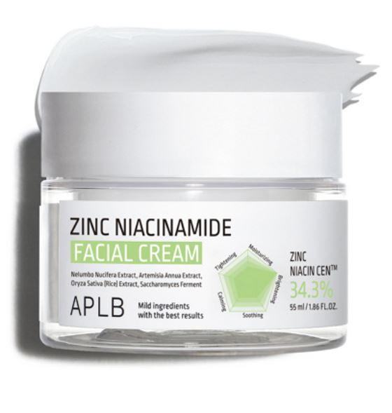 APLB Zinc Niacinamide Facial Cream - Brighten & Calm | SunSkincare