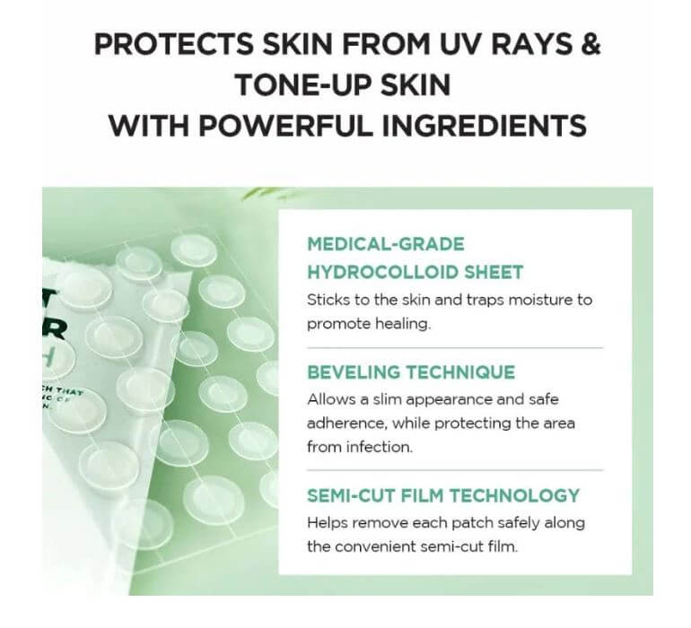 SKIN1004 SPOT COVER PATCH - Acne Patch Pimple Treatment | SunSkincare