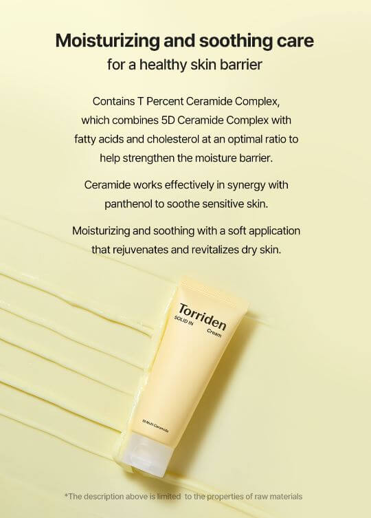 Torriden SOLID IN Ceramide Cream | Torriden Canada | SunSkincare